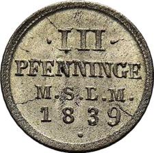 Dreiling of Paul Friedrich - Silver coins | Mecklenburg-Schwerin