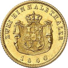 2 1/2 Thaler of Paul Friedrich - Gold coins | Mecklenburg-Schwerin