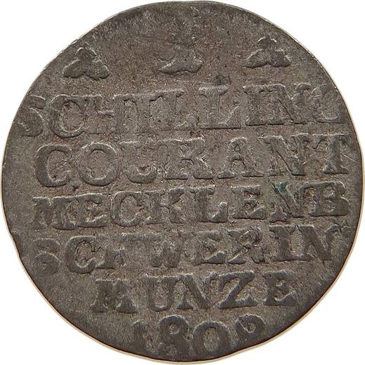 1 chelín 1808 - valor de la moneda de plata - Mecklemburgo-Schwerin ...