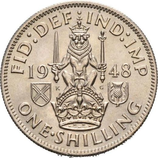 Shilling 1948 HP "Type 1947-1948" - Coin Value - United Kingdom, George VI