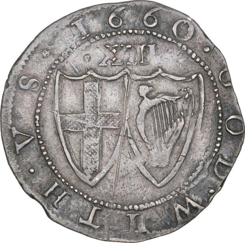 1 chelín 1660 - valor de la moneda de plata - Gran Bretaña, Mancomunidad