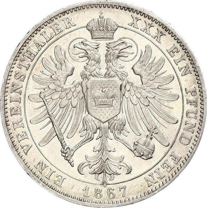 Thaler 1867 - Silver Coin Value - Schwarzburg-Rudolstadt, Albert